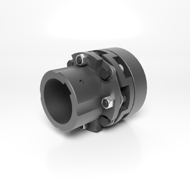 T2, T4, & T6 2K - 10K Nm Floating Mount Keyed Single Flex Couplings