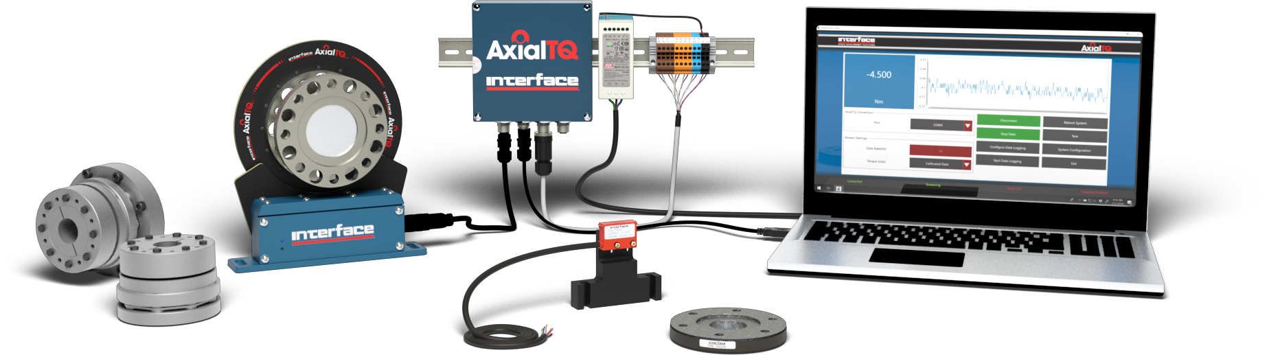 AxialTQ™ Wireless Rotary Torque Transducer System - Interface