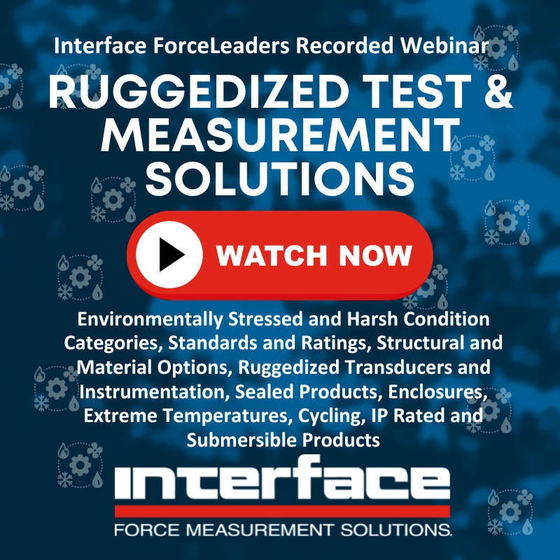 Ruggedized Test and Measurement Solutions Webinar - Interface