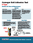 Conveyor Belt Adhesion Test App Note - Interface