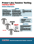 Power Line Tension Testing App Note - Interface