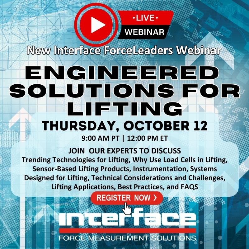 Engineered Solutions for Lifting Webinar - Interface